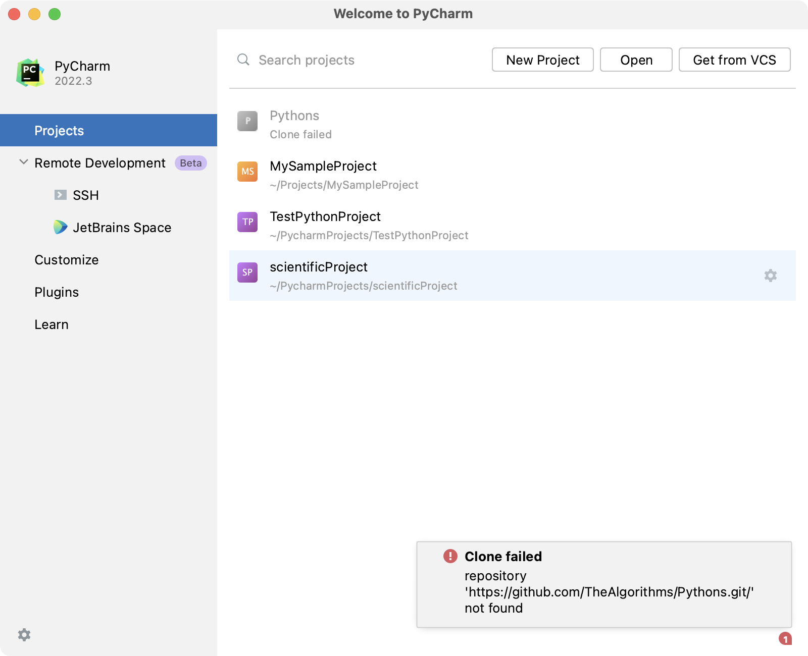 Как клонировать репозиторий с github pycharm