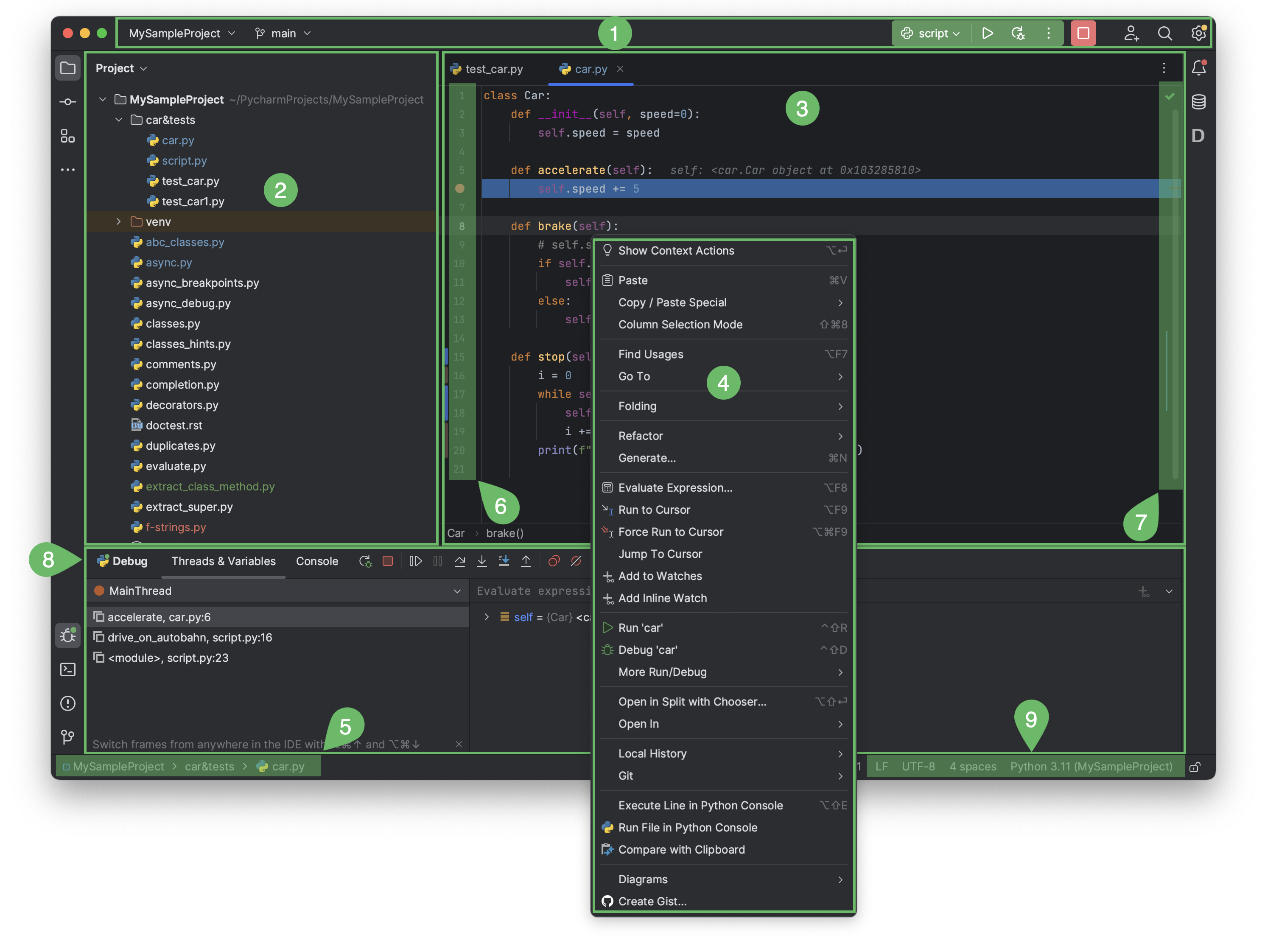 User interface | PyCharm Documentation User interface | PyCharm Documentation