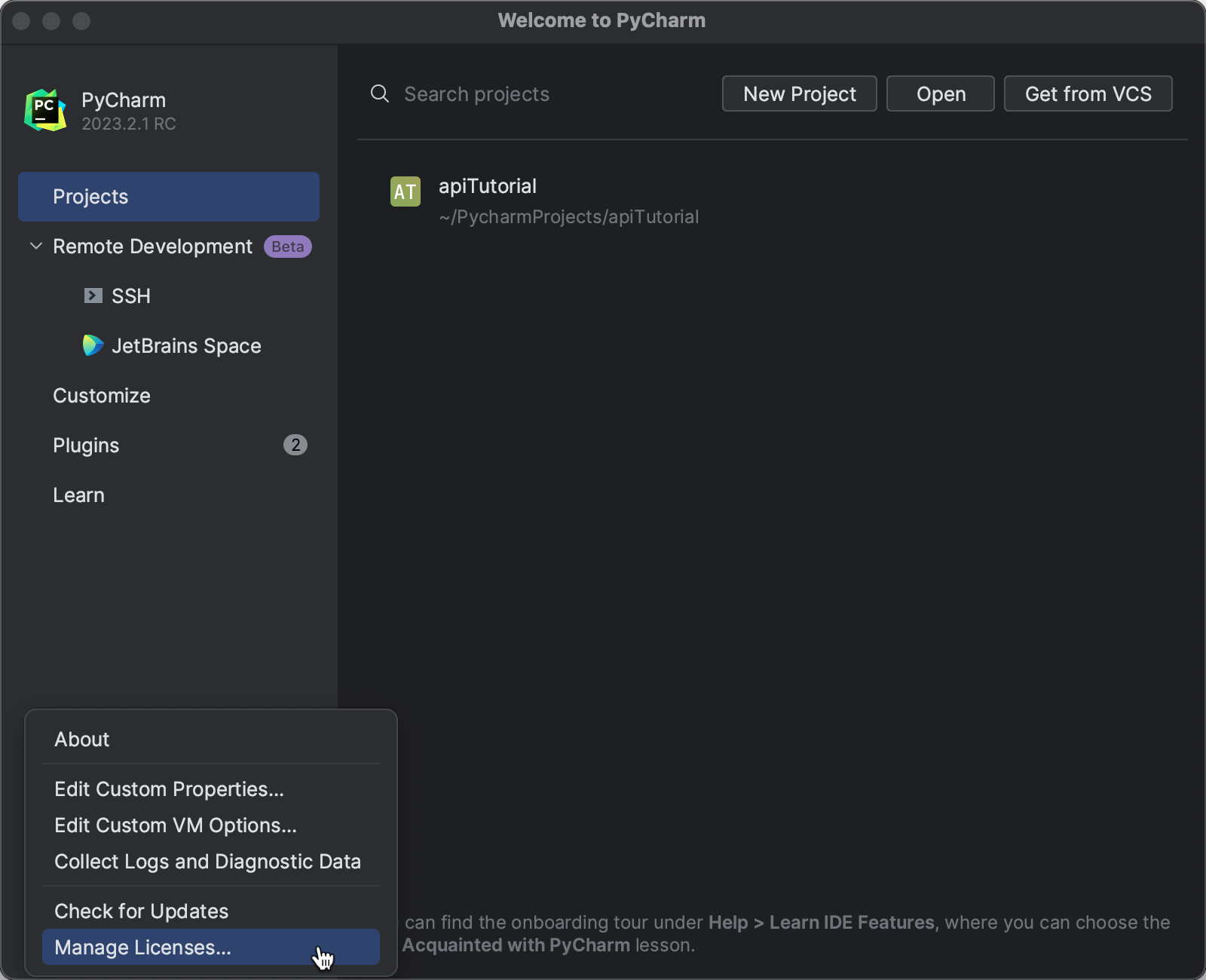PyCharm のライセンス購入と登録 | PyCharm ドキュメント