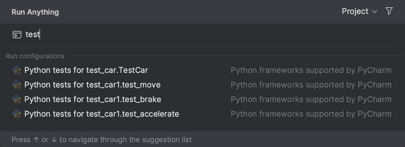 Run anything | PyCharm Documentation