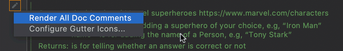 JSDoc comments | WebStorm Documentation