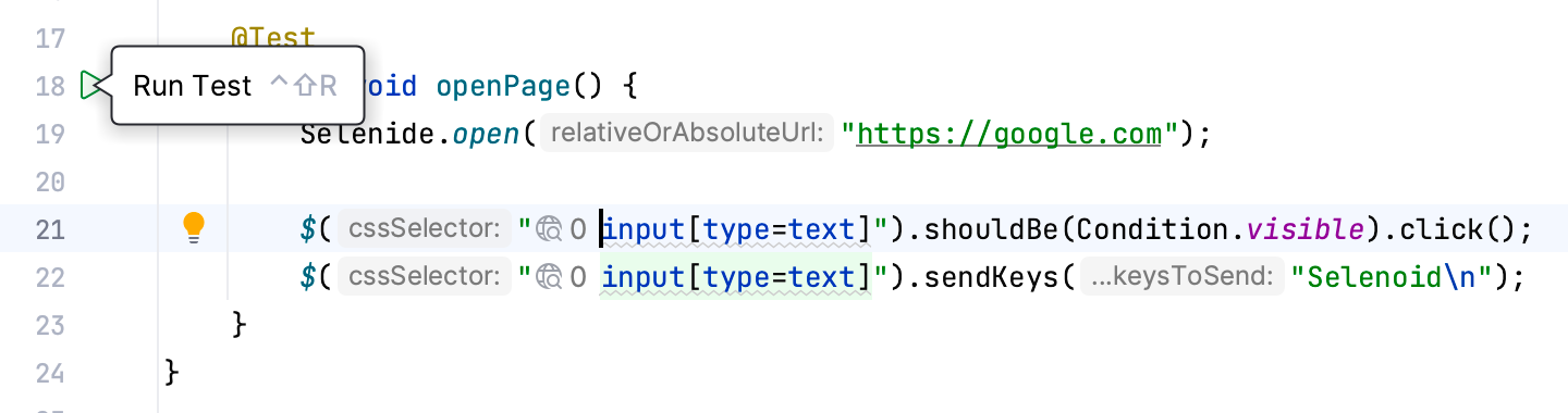 Selenium | IntelliJ IDEA Documentation