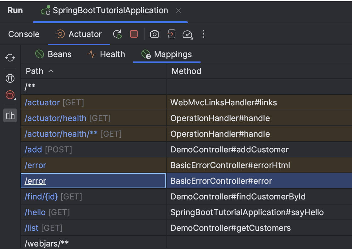 Tutorial: Explore Spring support features | IntelliJ IDEA Documentation