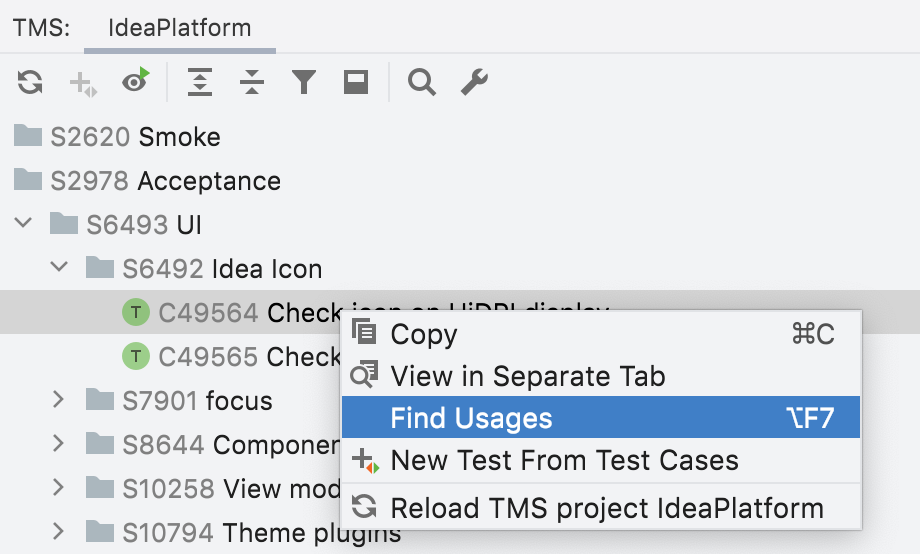 Get started with TMS integration | IntelliJ IDEA Documentation