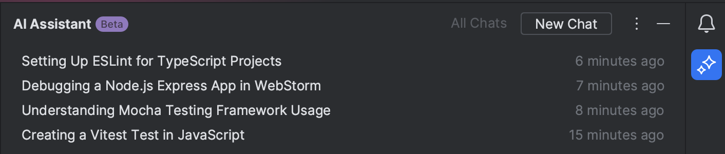 AI Assistant | WebStorm Documentation