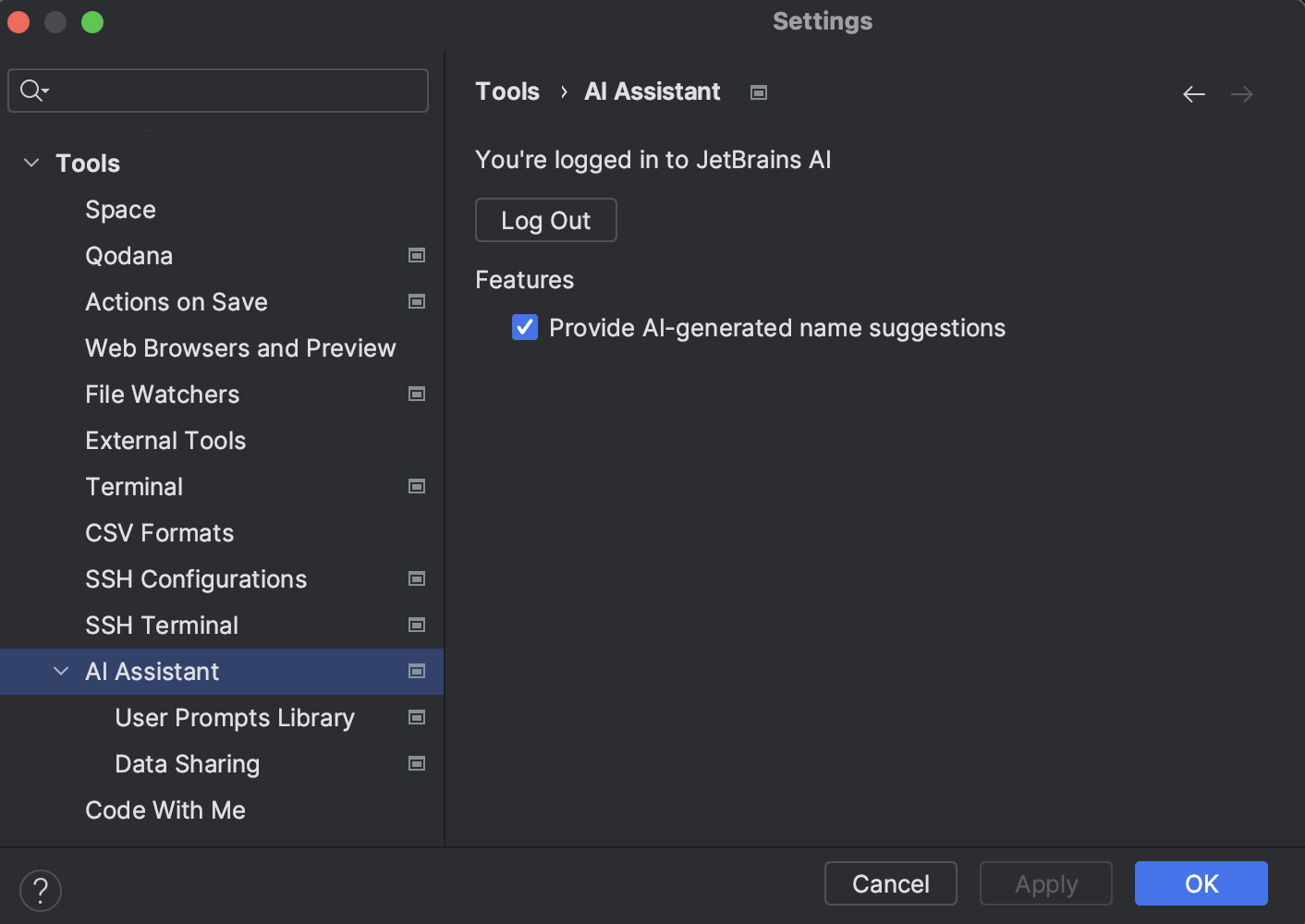 AI Assistant | WebStorm Documentation