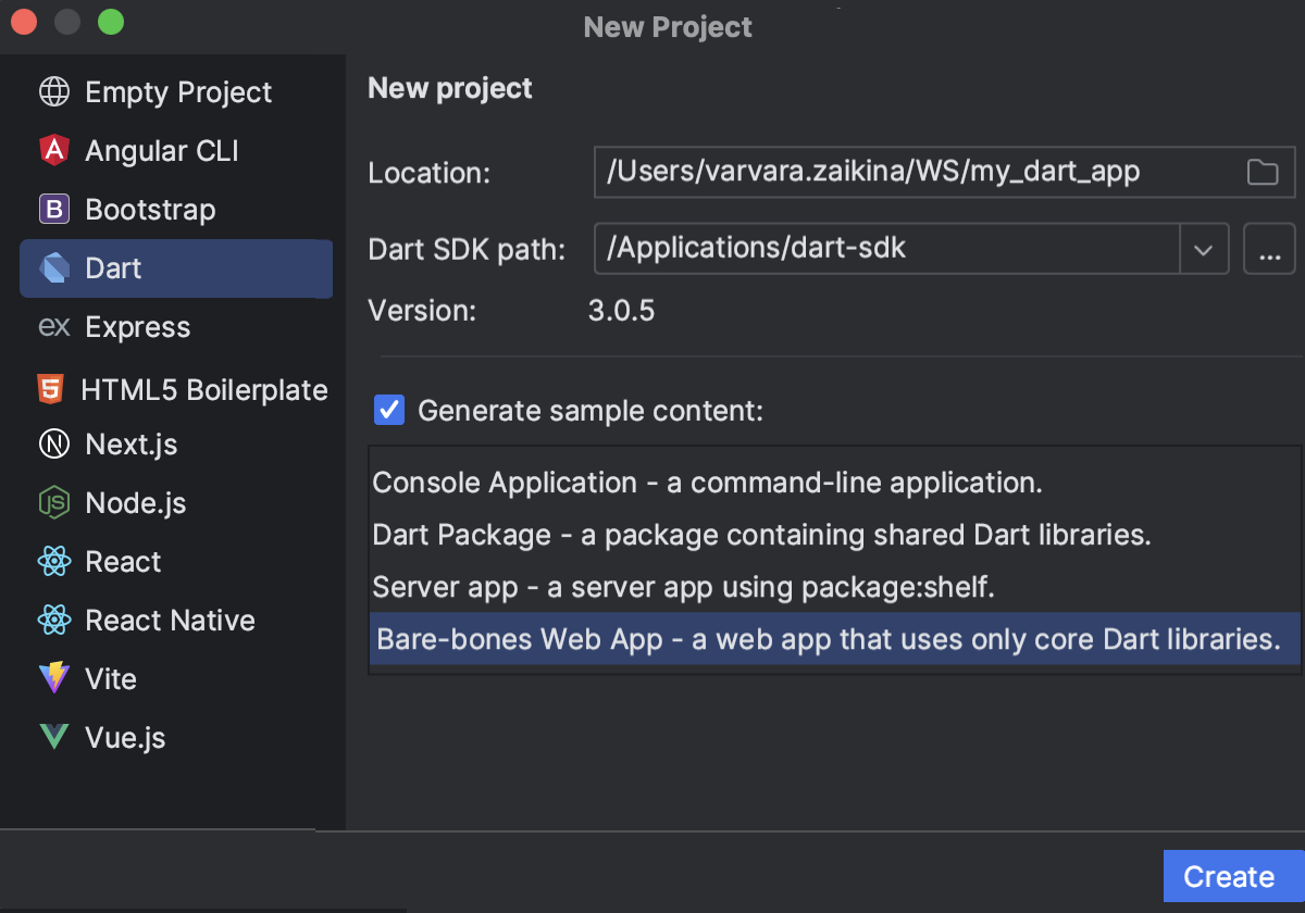 Dart | WebStorm Documentation