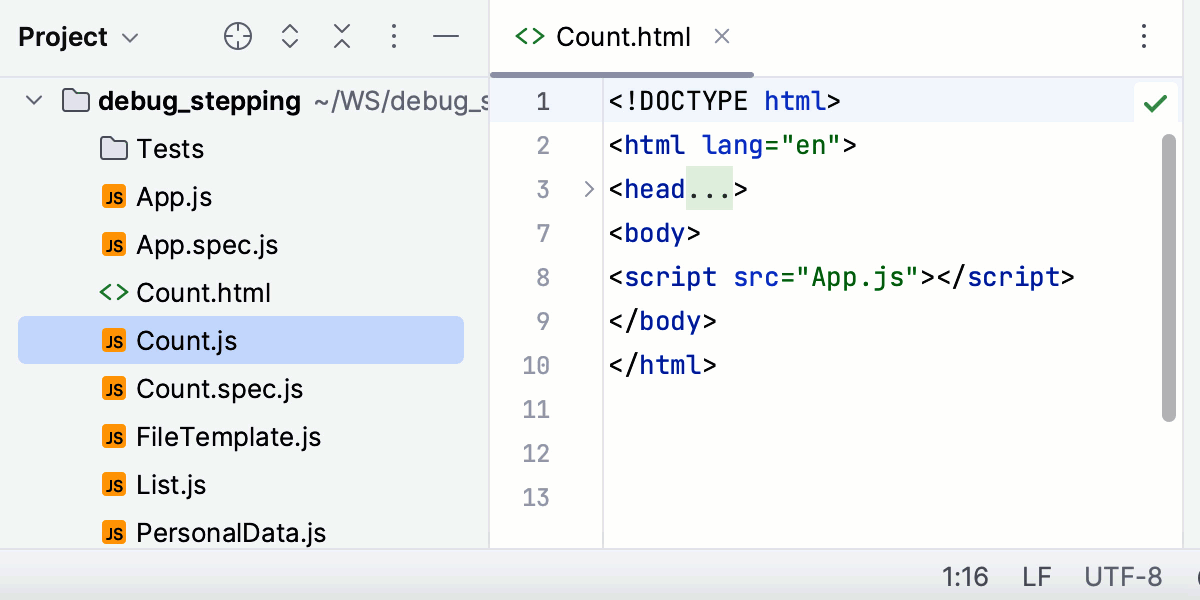 Editor basics | WebStorm Documentation