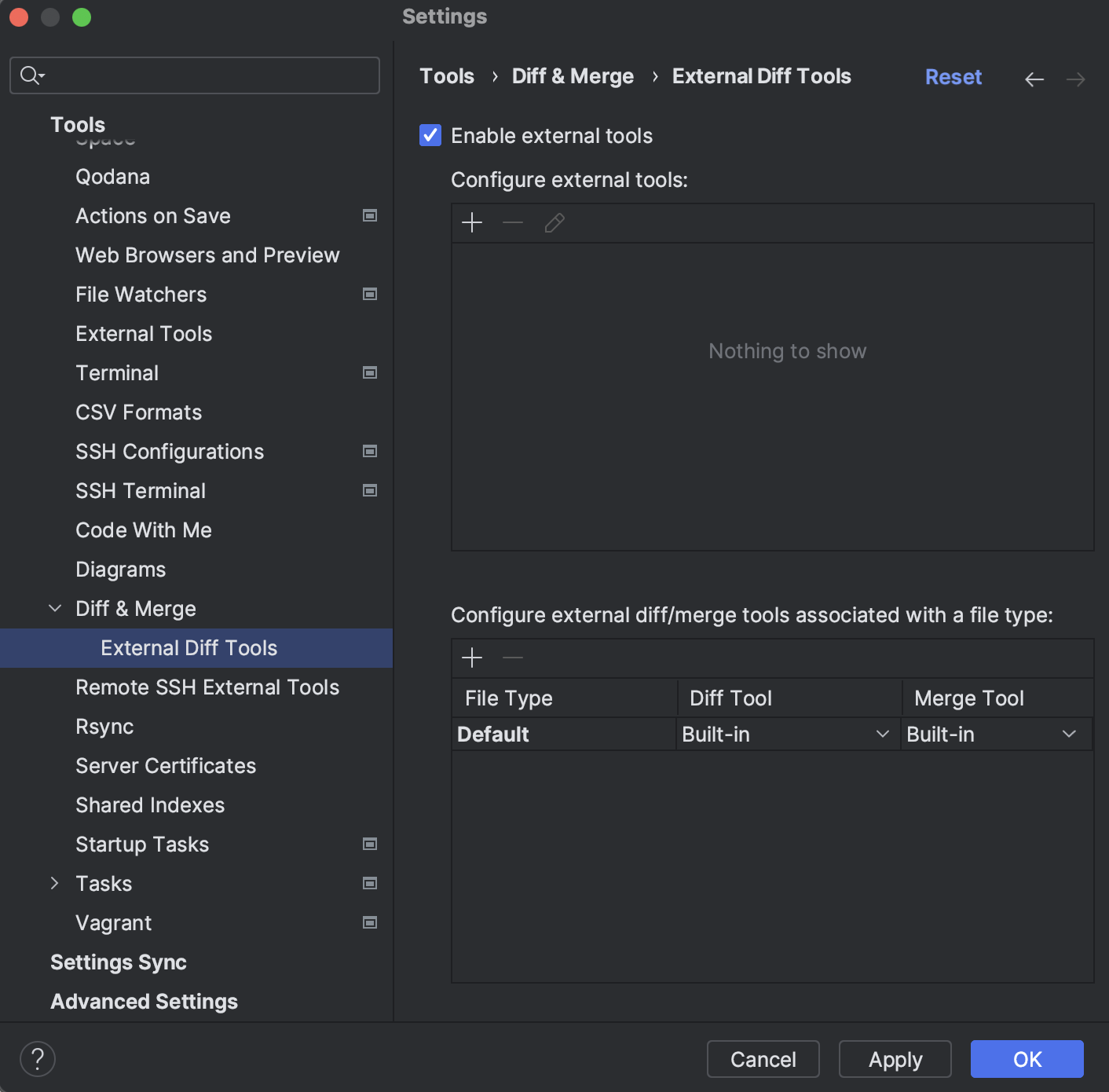 Compare files, folders, and text sources | WebStorm Documentation