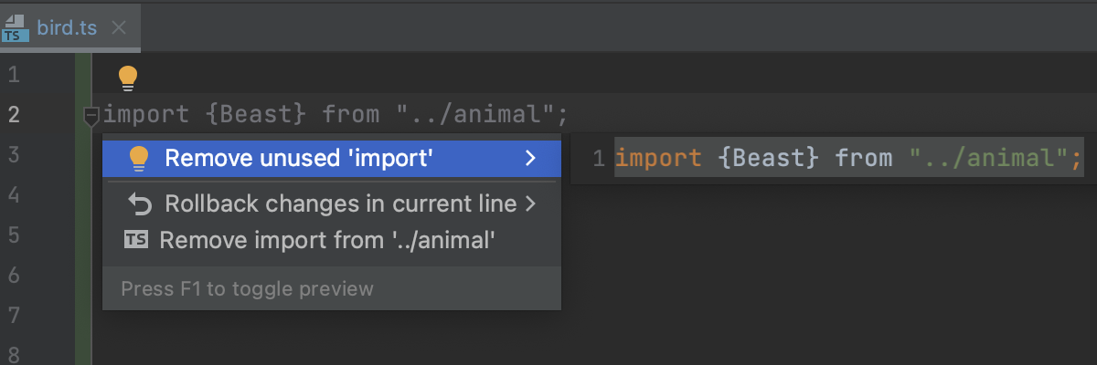 Auto import | WebStorm Documentation