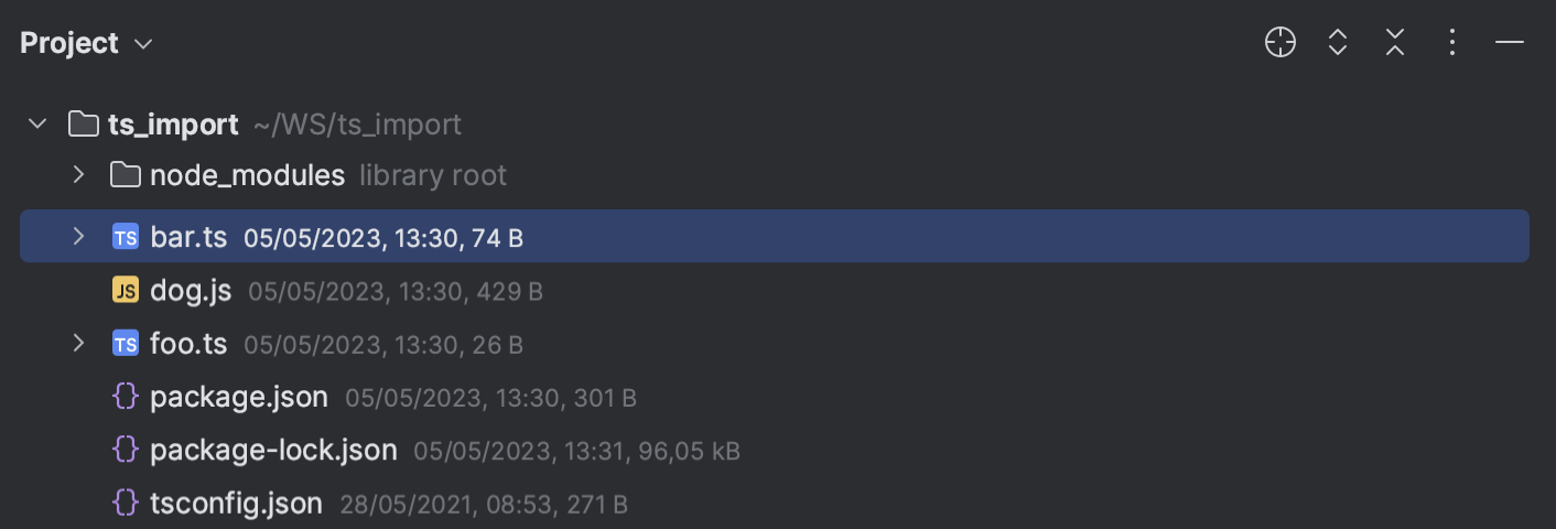 Project tool window | WebStorm Documentation