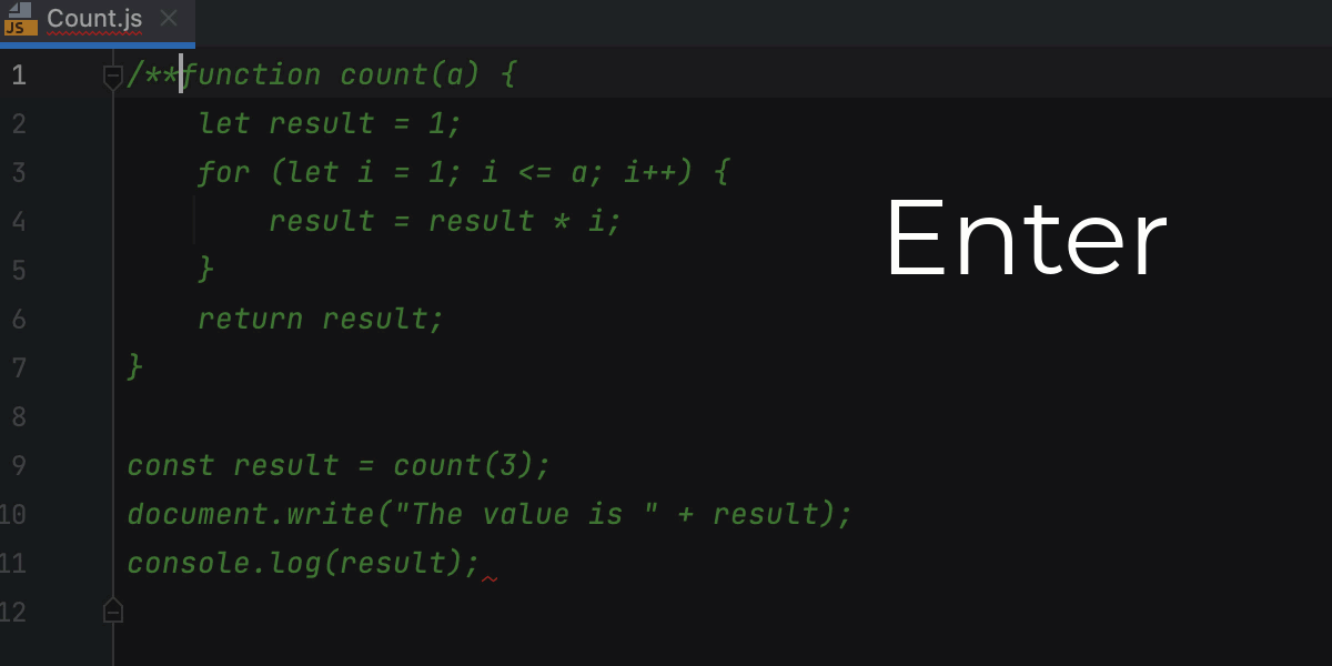 Jsdoc Comments Webstorm Documentation