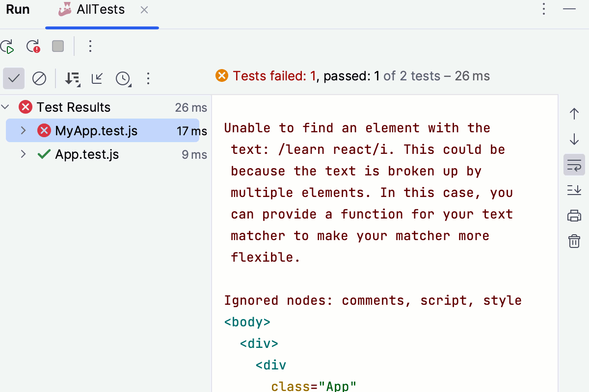 Jest | WebStorm Documentation