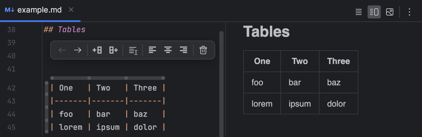 Markdown | WebStorm Documentation