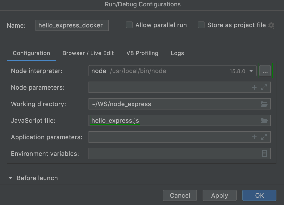 Node.js with Docker | WebStorm Documentation