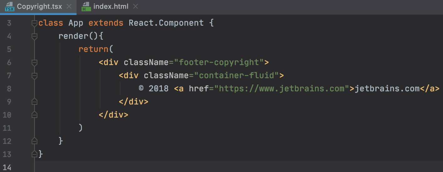 React | WebStorm Documentation