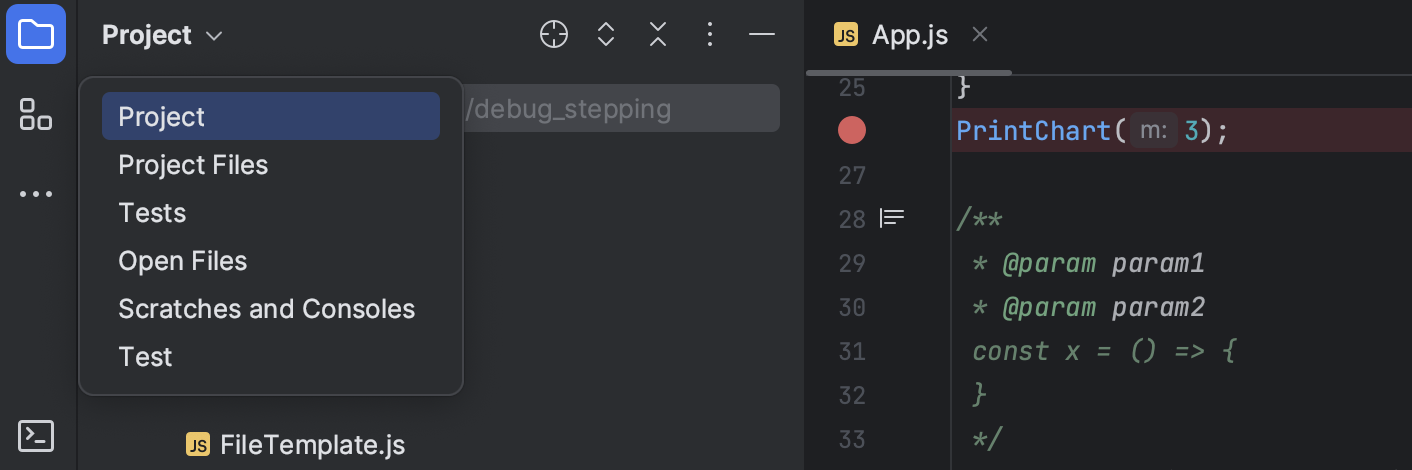 Project tool window | WebStorm Documentation