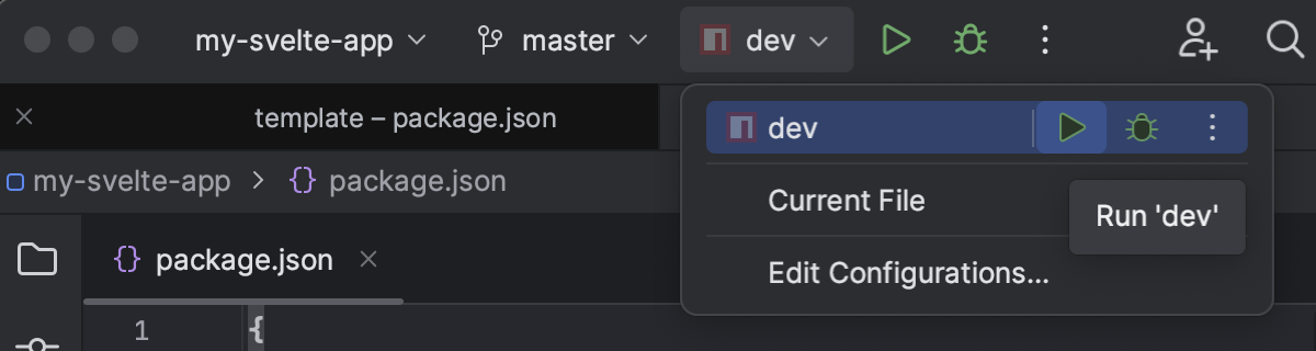 Svelte | WebStorm Documentation