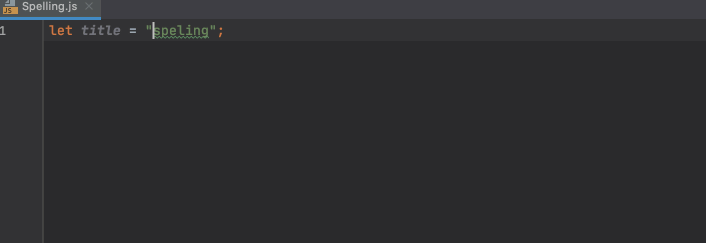 Spellchecking | WebStorm Documentation
