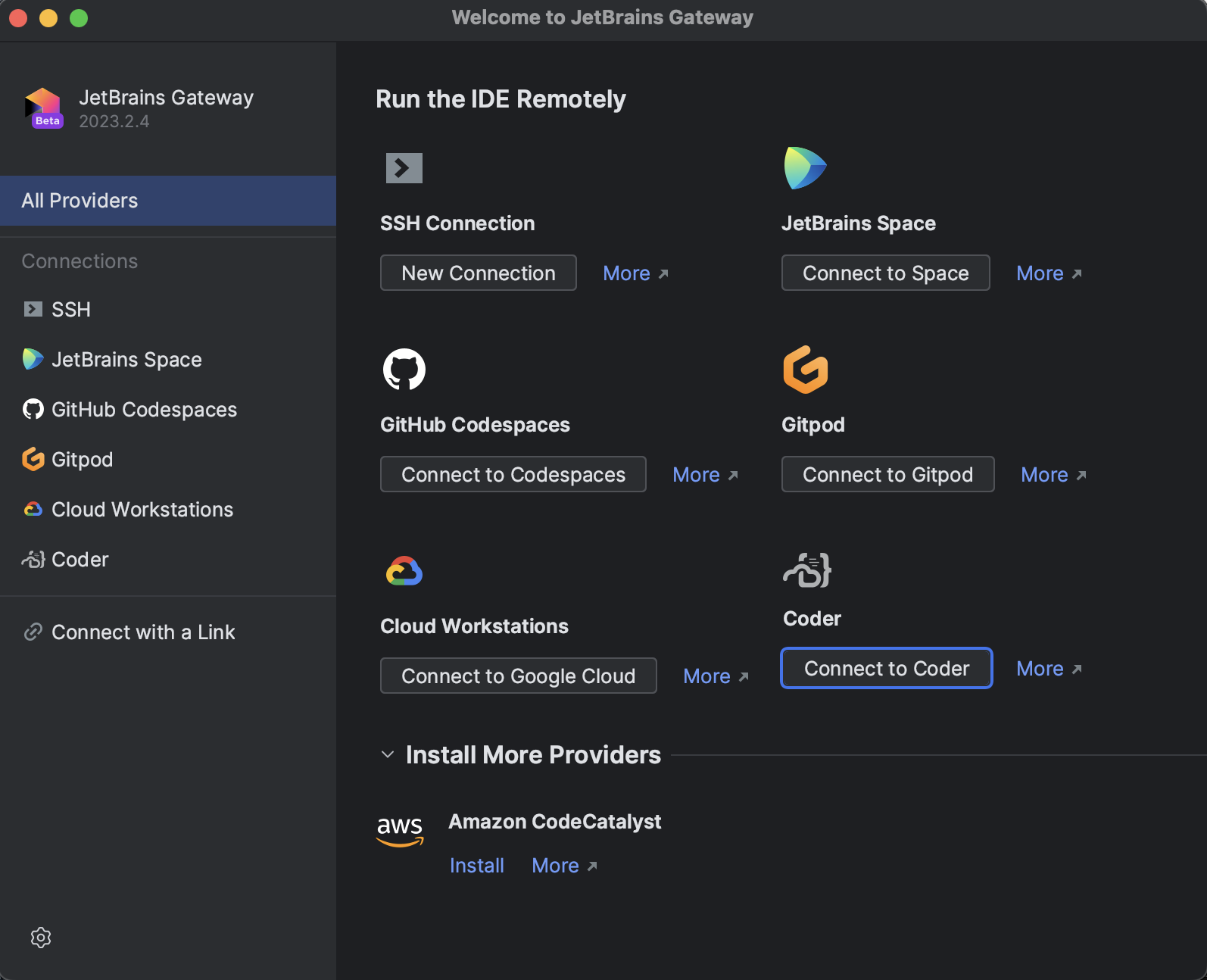 Connect And Work With Jetbrains Gateway Phpstorm Documentation
