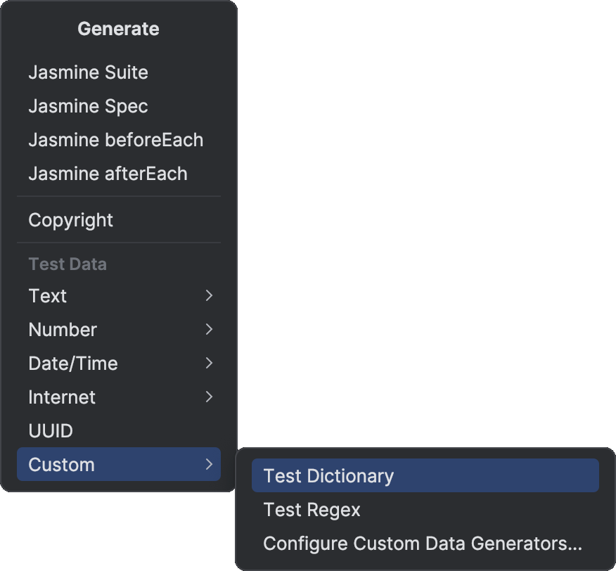 Generate test data | IntelliJ IDEA Documentation