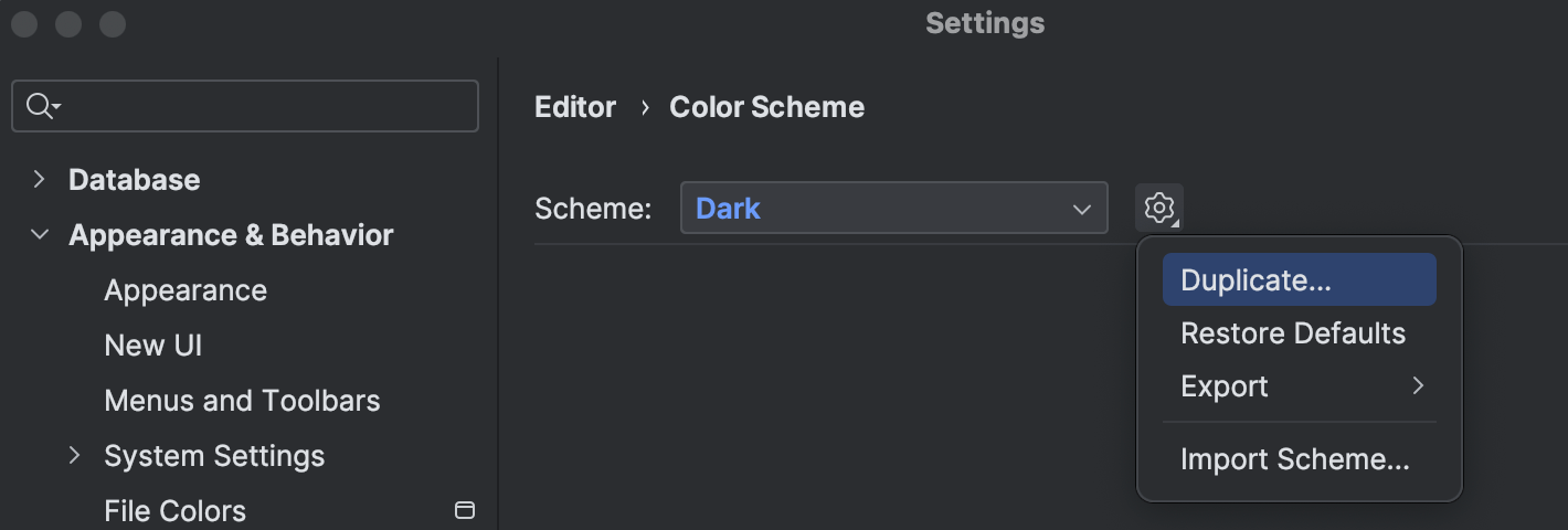 Colors and fonts | DataGrip Documentation