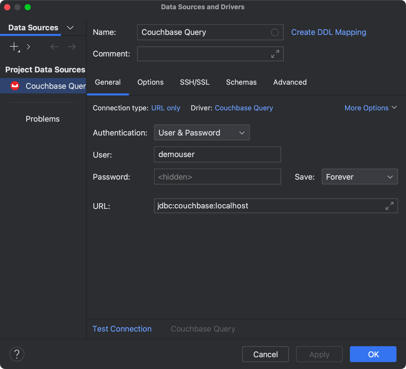 Couchbase Query | PyCharm Documentation