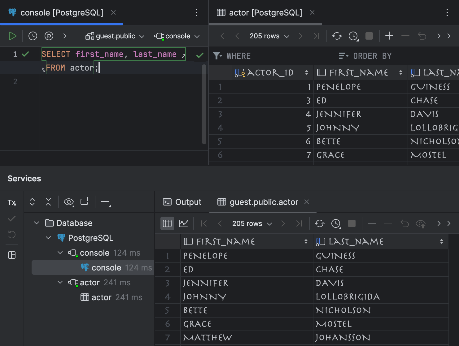 Colors and fonts | DataGrip Documentation