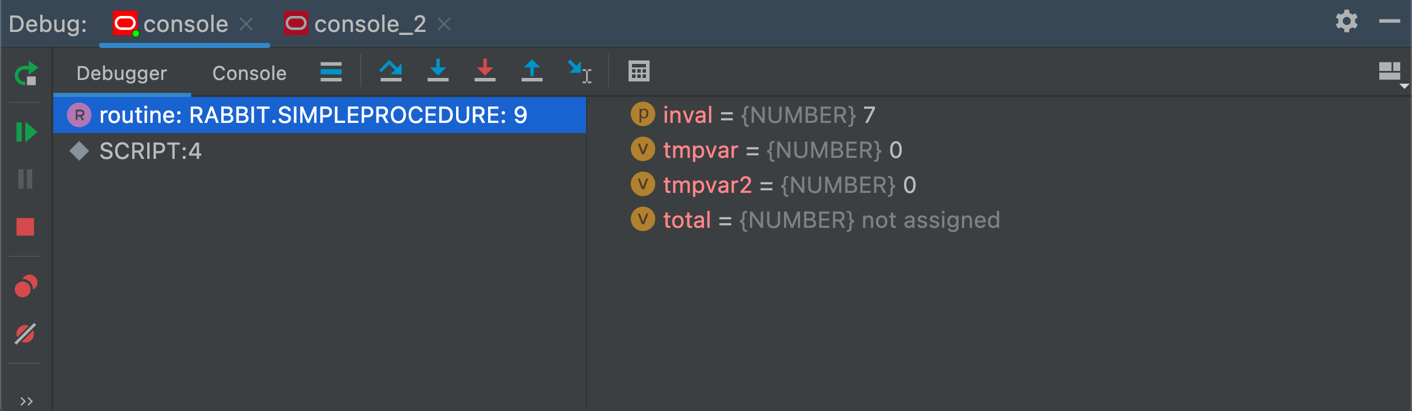 Debug tool window | DataGrip Documentation