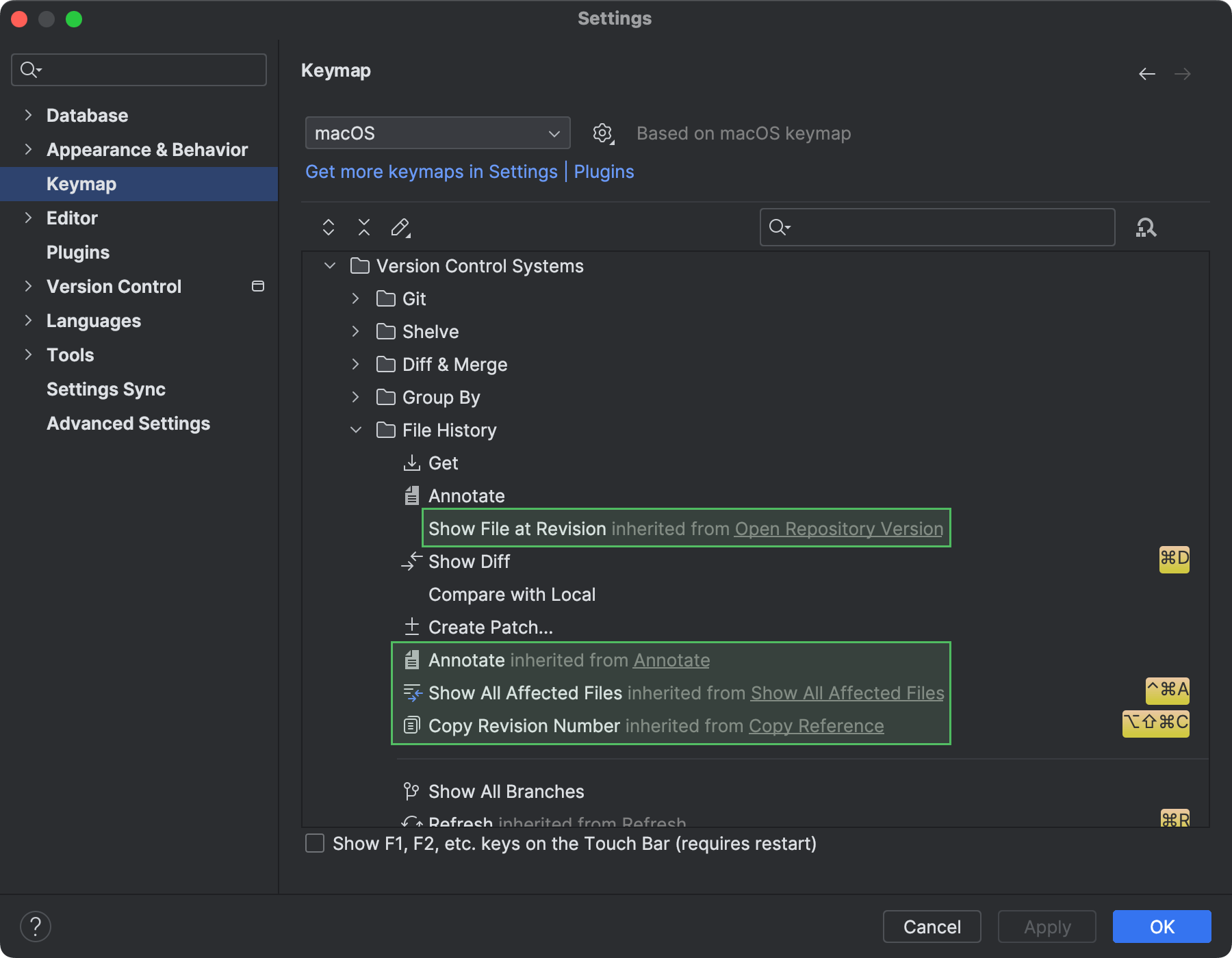 Configure keyboard shortcuts | DataGrip Documentation