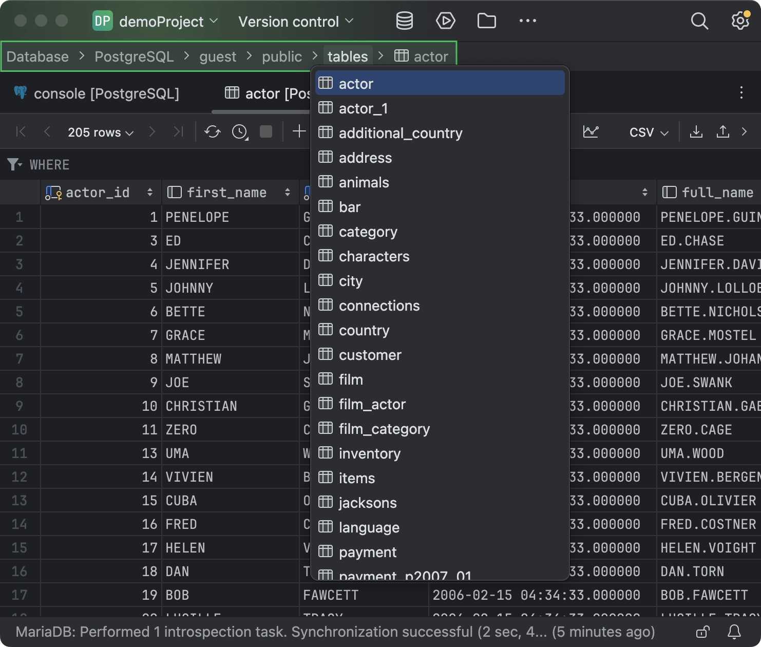 User interface | DataGrip Documentation