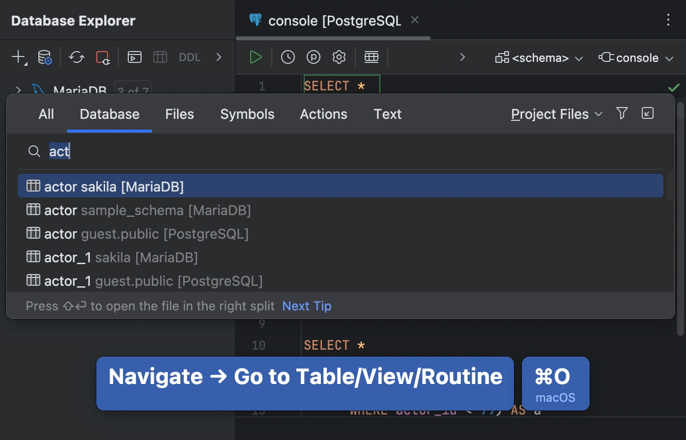 Presentation Assistant | DataGrip Documentation