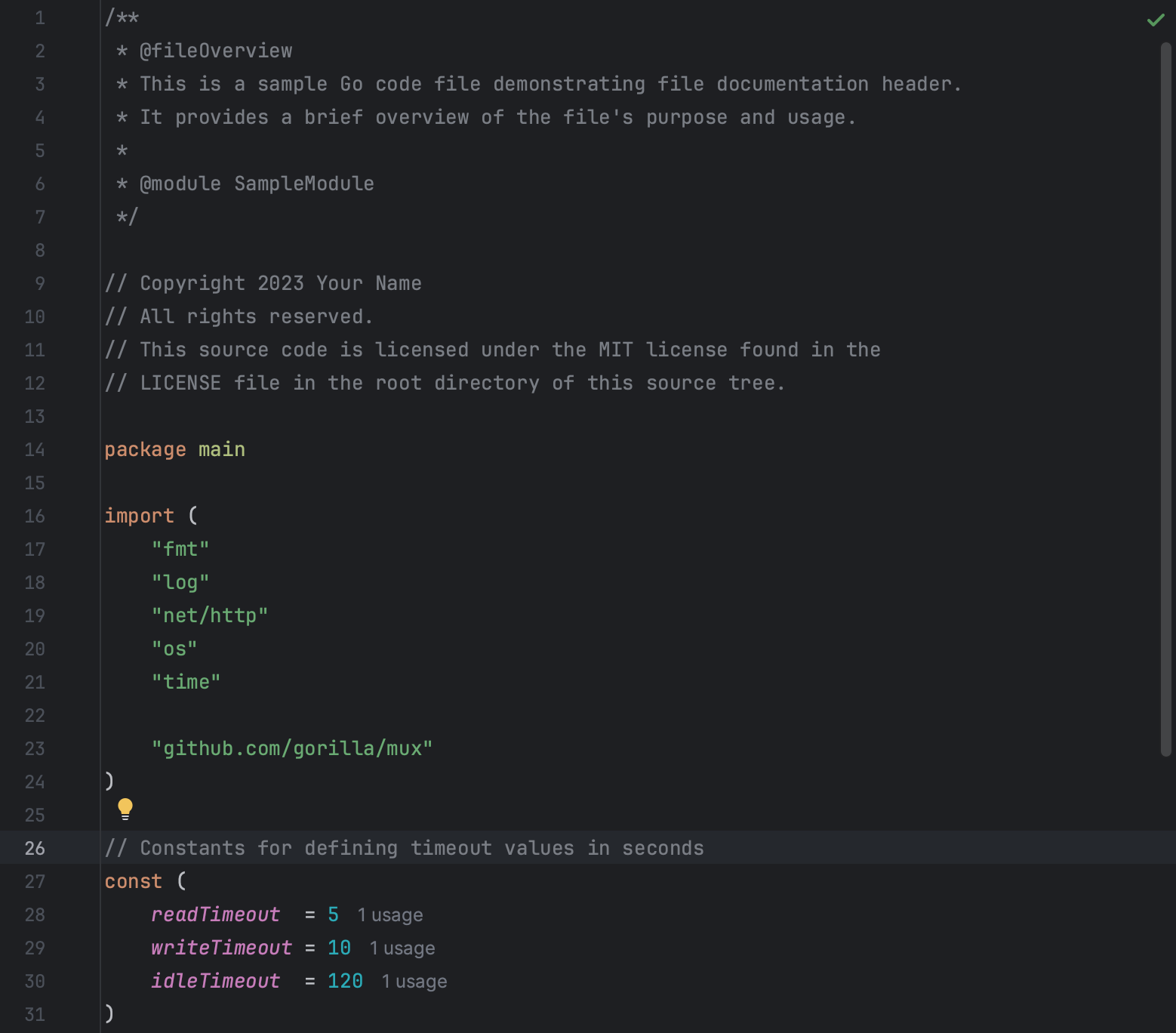 Code Folding | GoLand Documentation