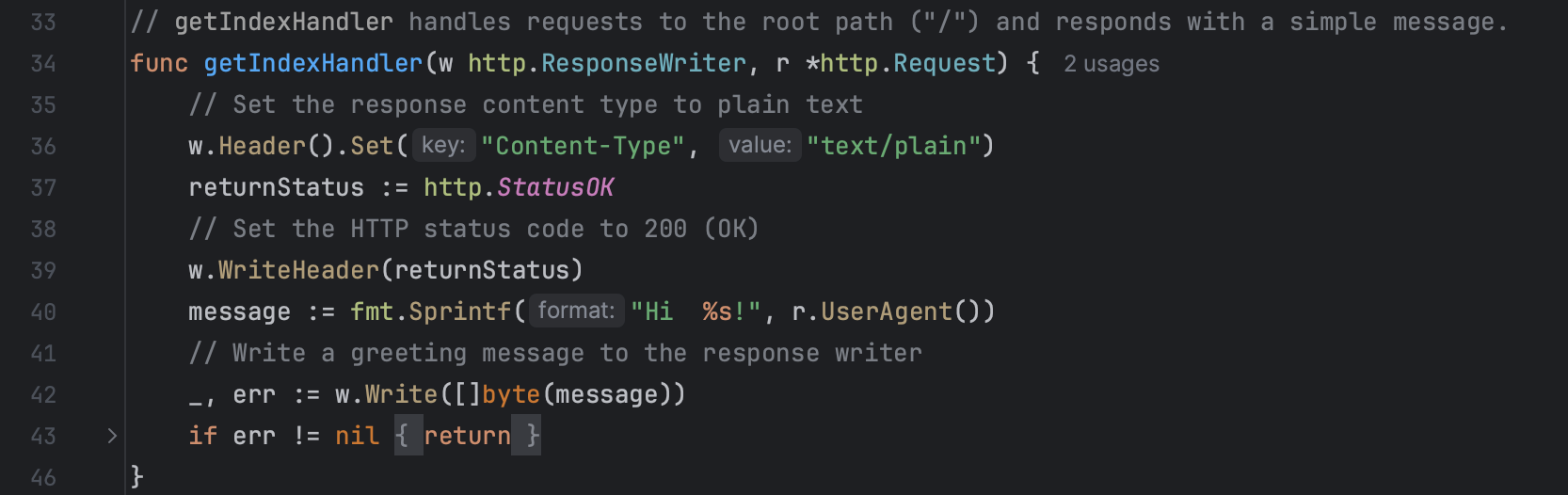 Code Folding | GoLand Documentation