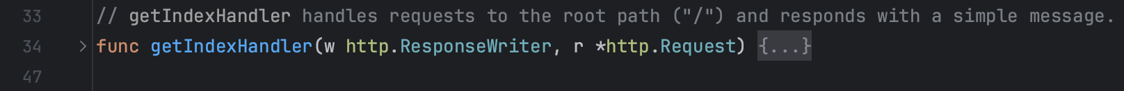 Code Folding | GoLand Documentation