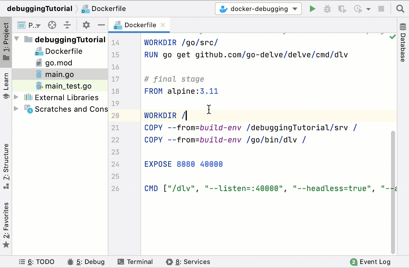 Attach to running Go processes with the debugger | GoLand Documentation