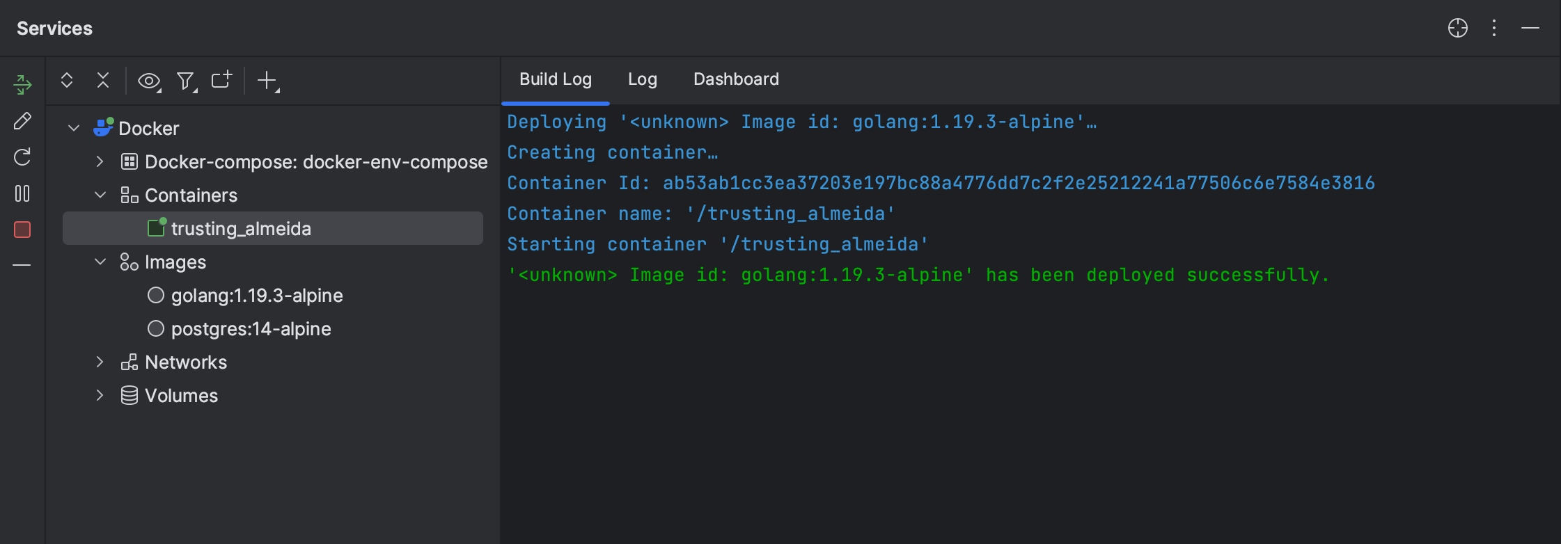 Docker containers | GoLand Documentation