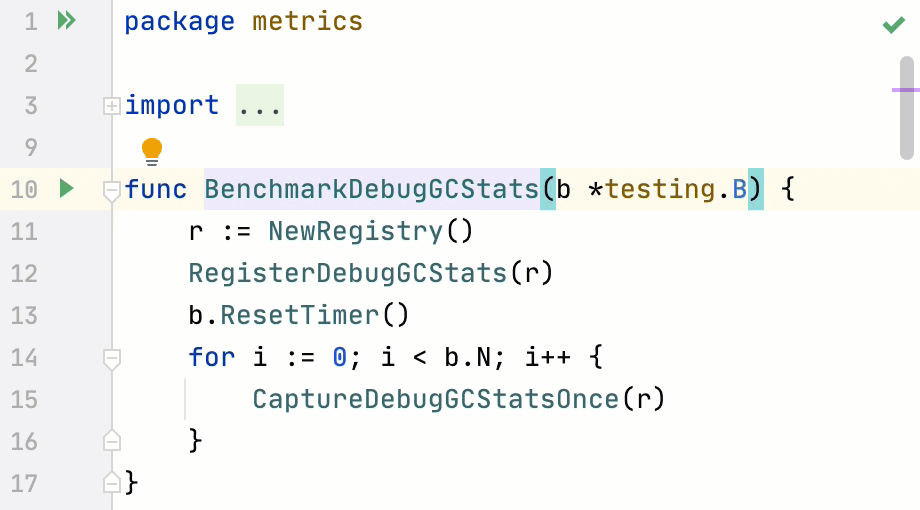 Multiple cursors and selection ranges | GoLand Documentation