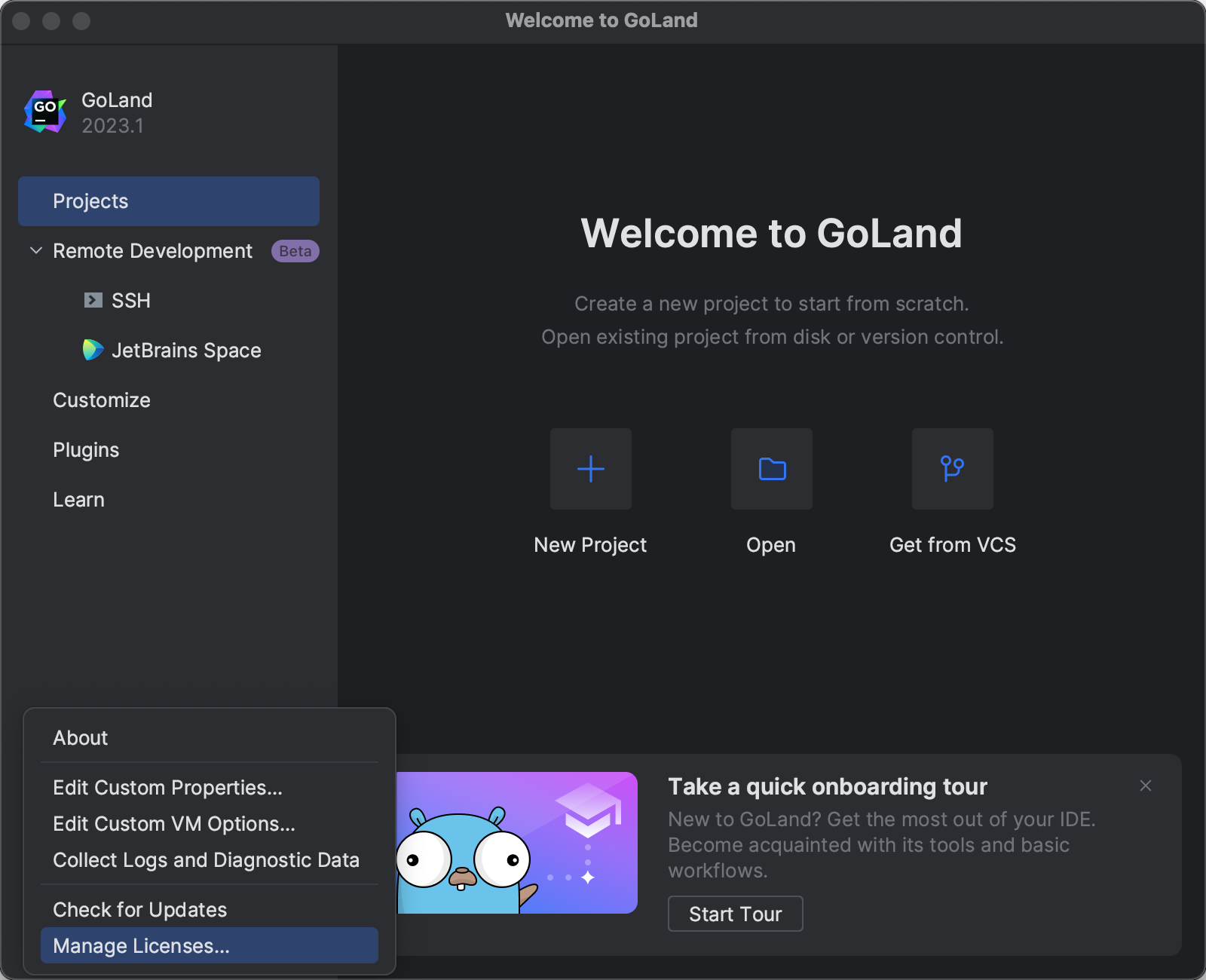 Register GoLand | GoLand Documentation