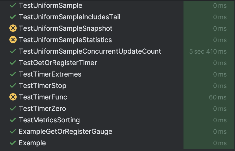 Explore test results | GoLand Documentation
