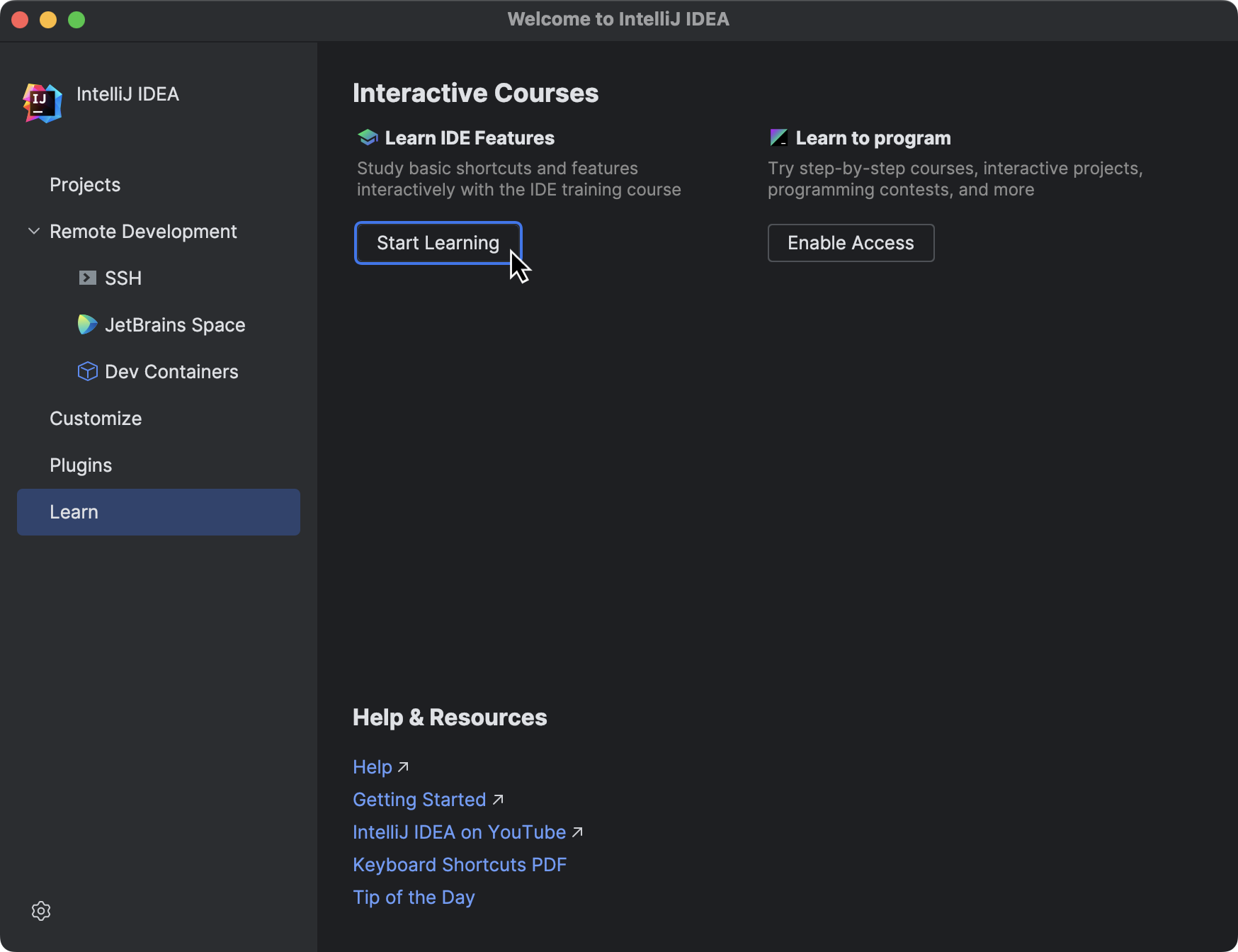 Learn IDE features | IntelliJ IDEA Documentation