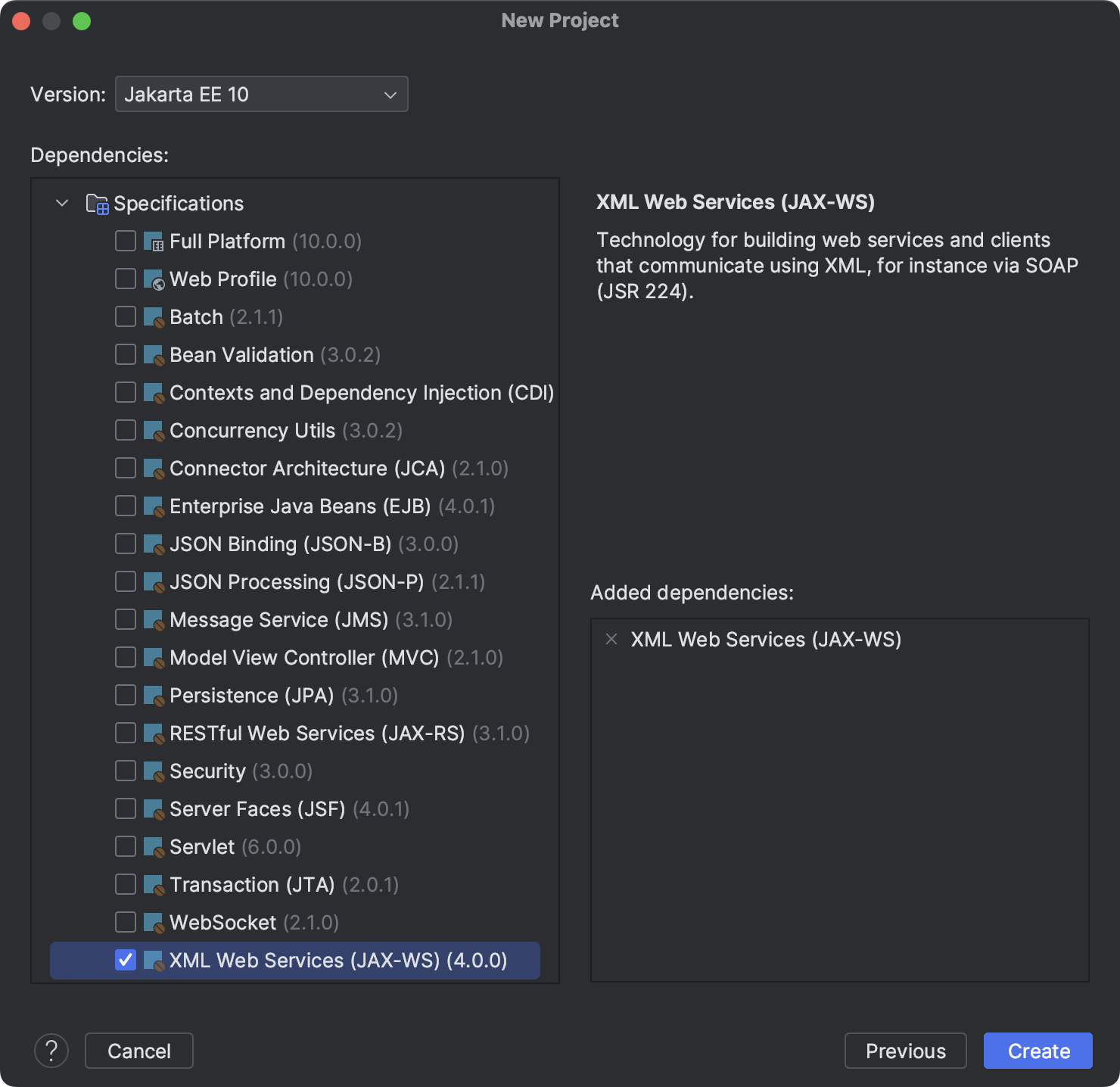 Enable web service client development support | IntelliJ IDEA Documentation