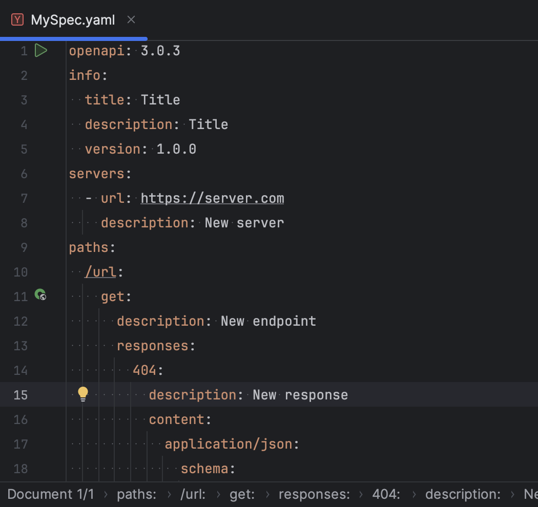 OpenAPI | IntelliJ IDEA Documentation