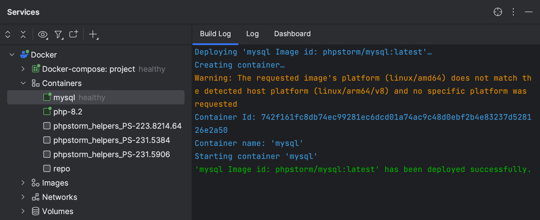 Docker containers | PhpStorm Documentation