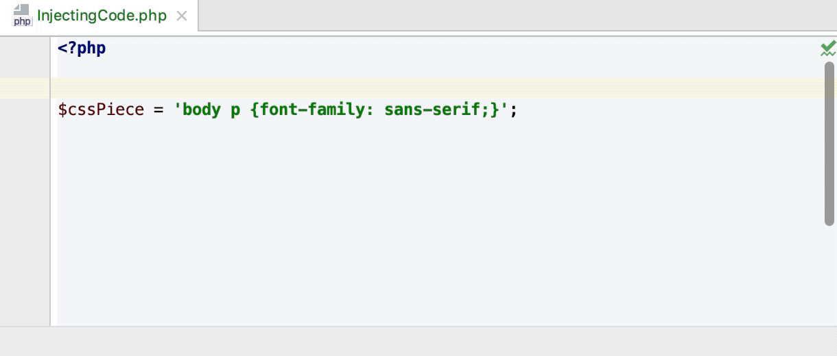 Language injections | PhpStorm Documentation