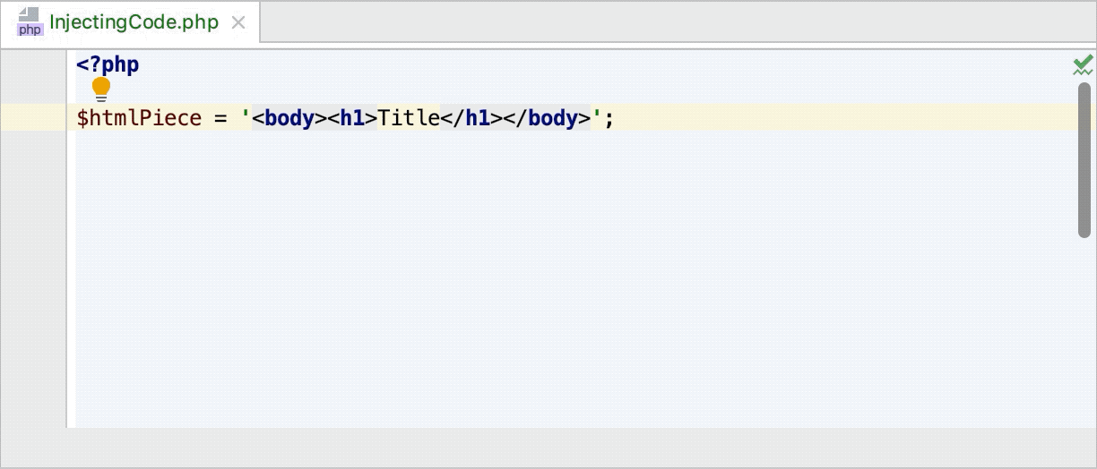 Language injections | PhpStorm Documentation