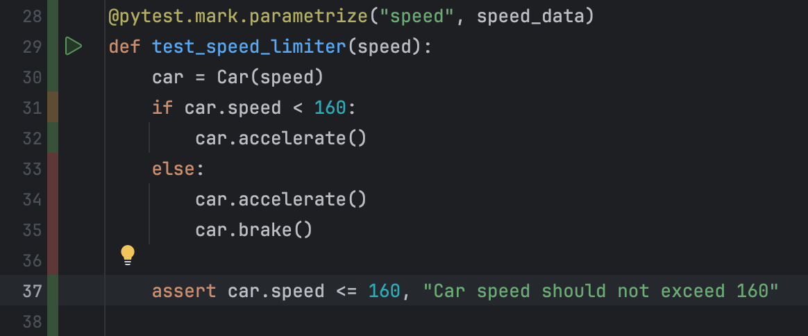 Viewing code coverage results | PyCharm Documentation