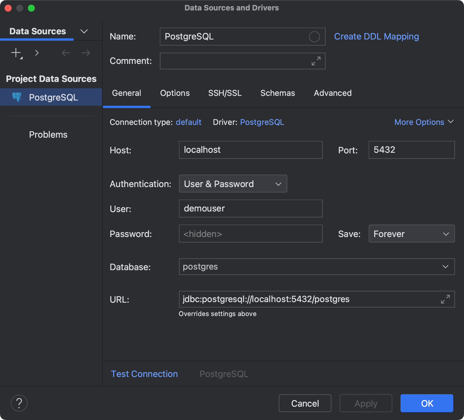 Work with SQL cells | DataSpell Documentation
