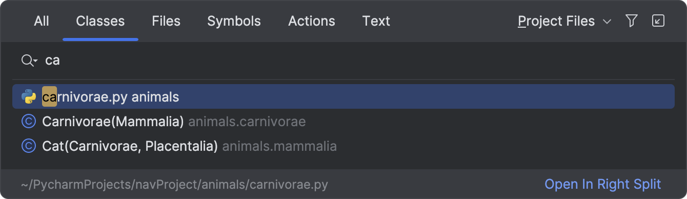 Part 1. Find by name, recent usages, and searching everywhere | PyCharm ...