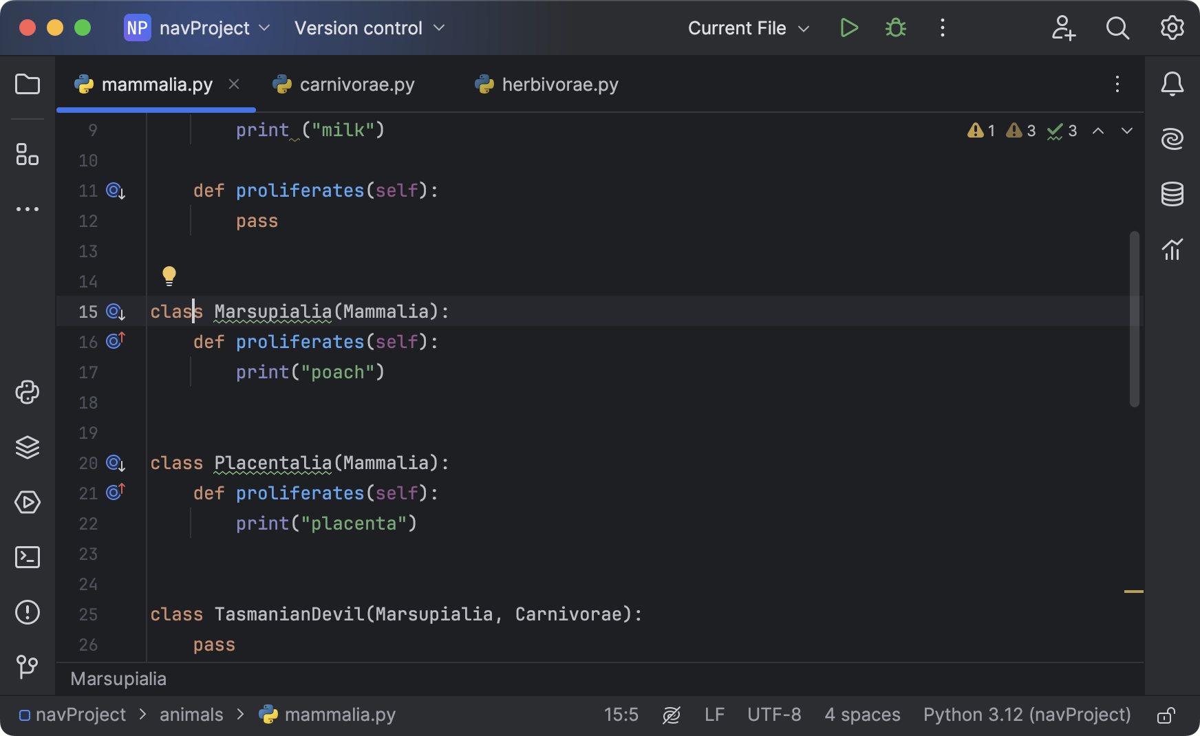 Part 1. Find by name, recent usages, and searching everywhere | PyCharm ...